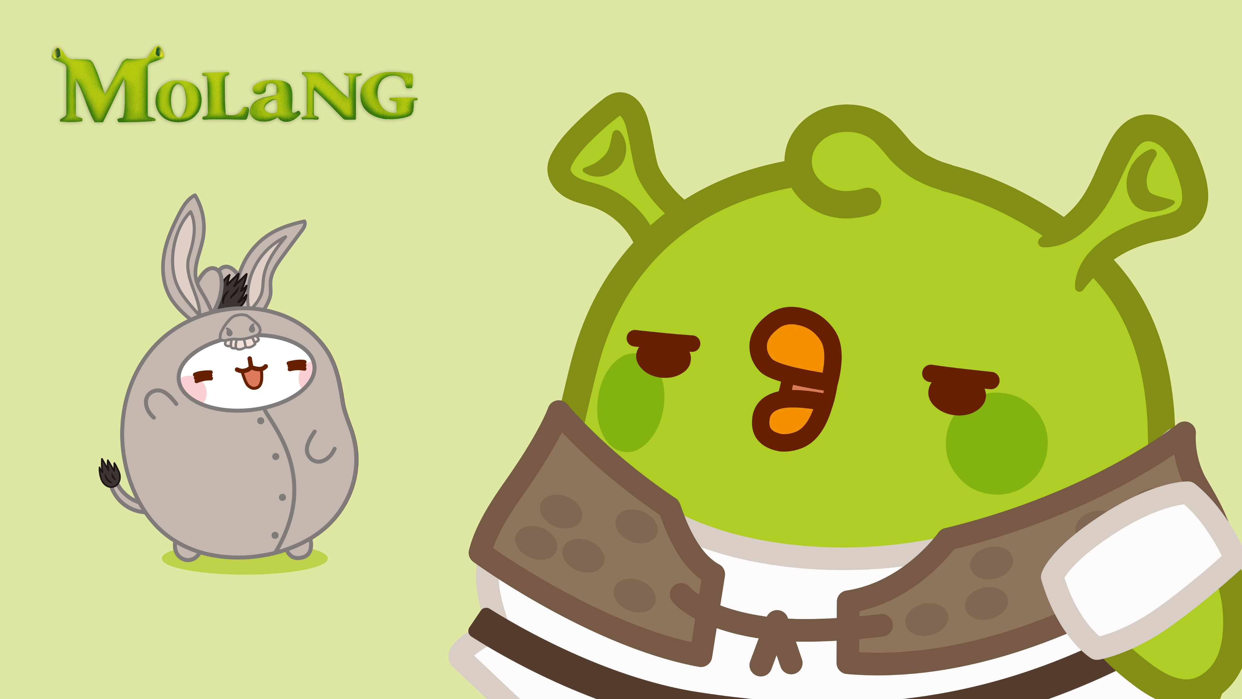 Molang Funny Wallpapers: Discover The Shrek Wallpaper