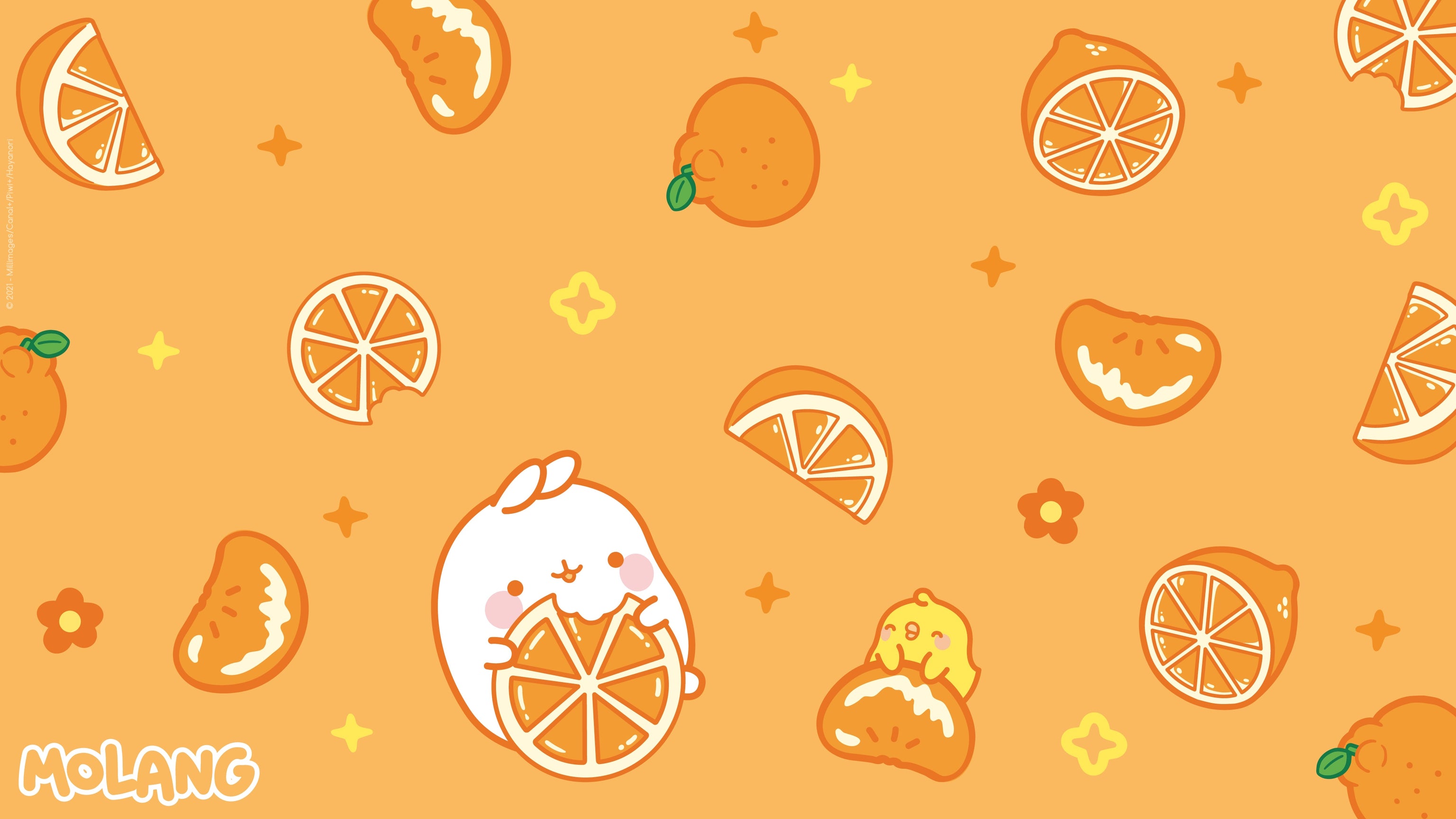 Molang Fruit Summer - wallpaper desktop 2 | Molang Official Website